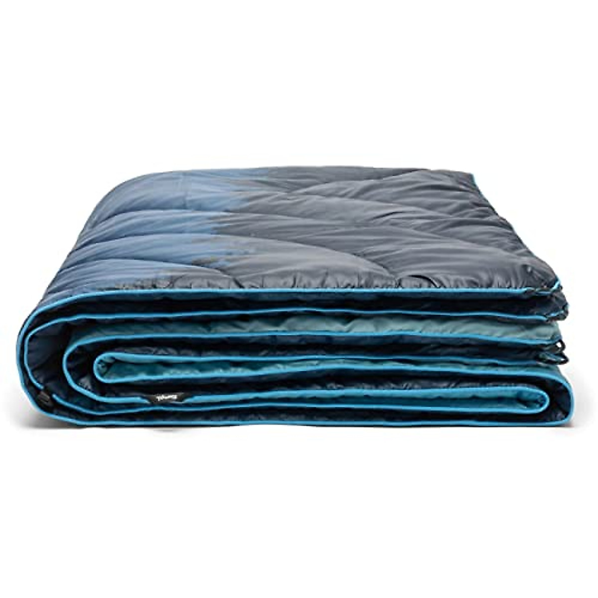 Rumpl The Original Puffy | Printed Outdoor Camping Blanket for Traveling, Picnics, Beach Trips, Concerts | 52" x 75" | Blue Ridge Fade, 1-Person
