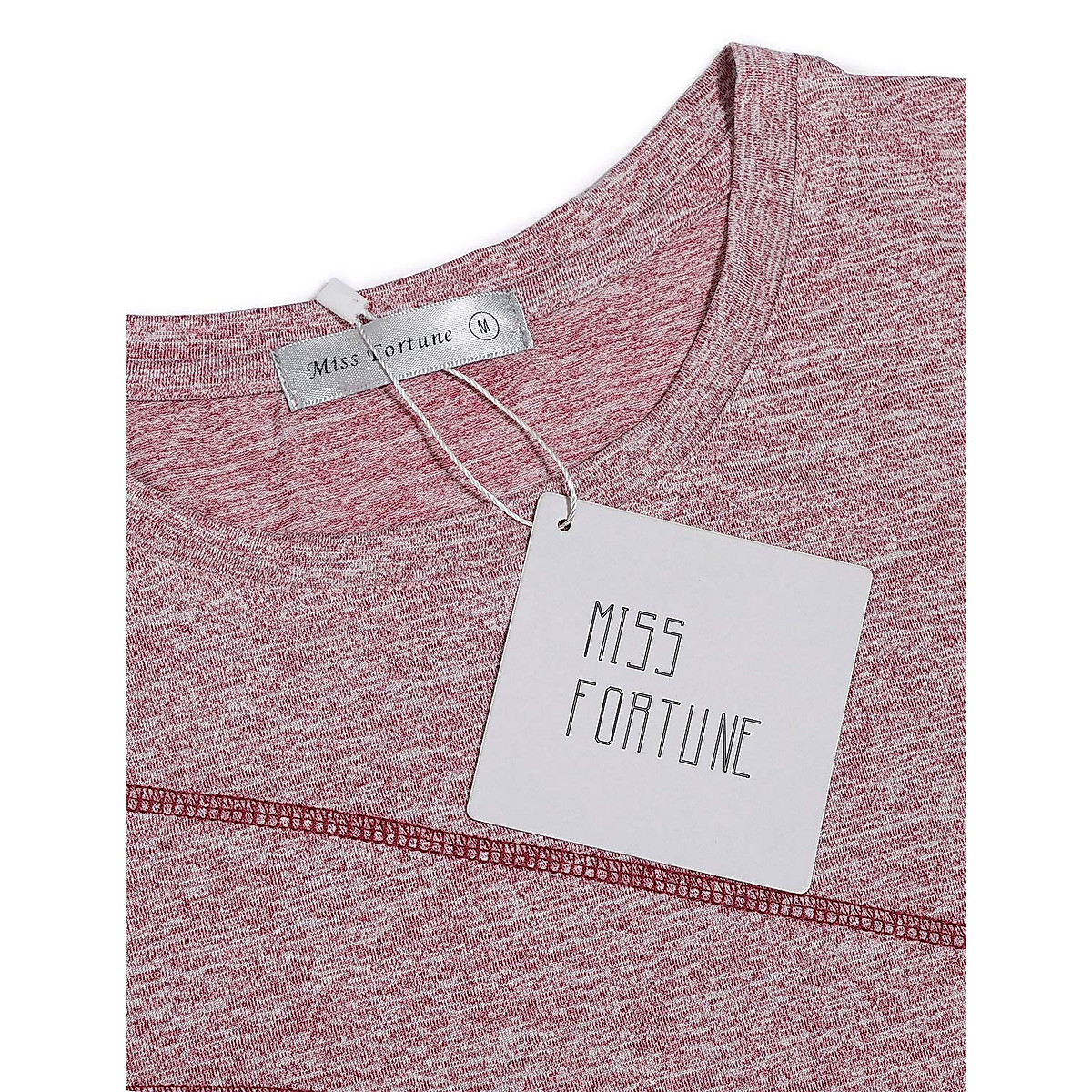 MISS FORTUNE Long Sleeve Gym Tops for Wmen, Loose Yoga Top Running Exercise Wear Round Neck Workout Clothing Active Tshirts Hiking Clothes Pink 3XL