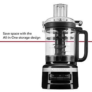 KitchenAid 9 Cup Food Processor - KFP0921, Onyx Black
