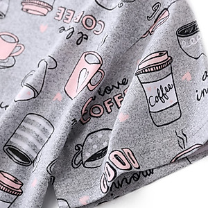 QUCH Womens Pajama Sets Plus Size Sleepwear Tops with Capri Pants Cotton Pajamas Set for Women Soft Comfy Cute Pj Sets Gray Cup 3XL