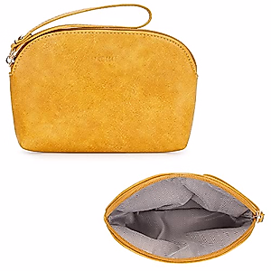 HKCLUF Crossbody Bag Purse for Women Set Leather Hobo Handbag Purse and Wallet Set With 2PCS Adjustable Guitar Leopard Strap Crossbody Bag(Yellow)