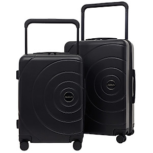 Travelers Club Odyssey Luggage Set, Black, 2 PC Set