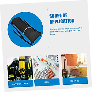 GLEAVI Pack Wheelchair Oxygen Bottle Bag Hanging Storage Bag Oxygen Tank Shoulder Bag Roller Chair Oxygen Cylinders Pouch Oxygen Tank Holder Oxygen Tank Bag Portable Bracket Oxford Cloth