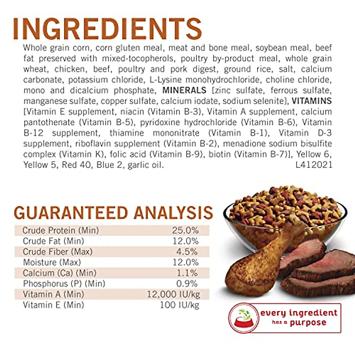 Purina Dog Chow Small Breed Dry Dog Food, Little Bites With Real Chicken & Beef - (4) 4 lb. Bags