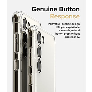 Ringke Fusion [Display The Natural Beauty] Compatible with Samsung Galaxy S23 Case 5G, Transparent Phone Cover for Women, Men, Shockproof Bumper Designed for S23 Case - Clear