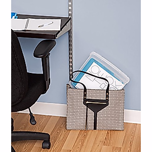 IRIS USA Portable Board Game Organizer Plastic Project Storage Case Box with Snap-Tight Latch, 10-Pack, Fits 8.5" x 11" Papers, for Games Puzzle Magazine A4 Paper Craft Hobby Art Supplies, Slim,Clear