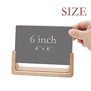 PUROXX Black Red Casino Signboard Pattern Photo Wooden Photo Frame Tabletop Display