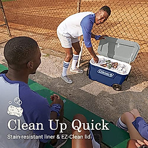 Coleman Wheeled Cooler, 316 Series, 62-Quart, Twilight