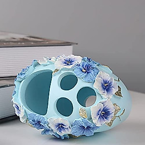 DVTEL Bathroom Five-Piece Set Bathroom Supplies Set Bathroom Wash Cup Toothbrush Holder Set (Color : Pink)