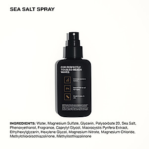 CRVFT Hair Clay 2.8oz + Sea Salt Spray 6oz Men's Bundle - Medium + Light Hold - Matte + Natural Finish - Volume + Texture + Prestyler - Stylist Approved - Scented