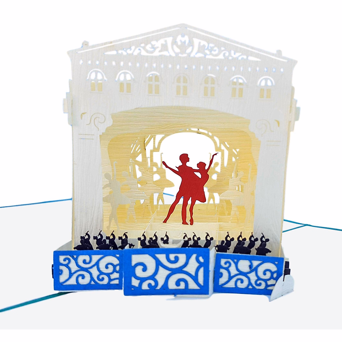 iGifts And Cards Elegant Nutcracker 3D Pop Up Greeting Card - Ballet, Beautiful, Inspirational, Music, Teamwork, Merry Christmas, Season's Greetings, Thank You, All Occasion, Holiday Tradition