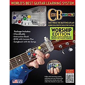 Chord Buddy 124638 Guitar Learning System, Worship Edition