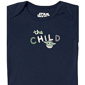 Amazon Essentials Disney | Marvel | Star Wars Unisex Babies' 6-Piece Outfit Set, Pack of 6, Star Wars The Child, 6-9 Months