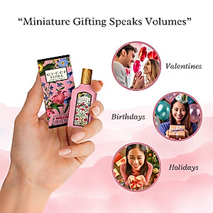 Gucci Flora Gorgeous Gardenia Perfume for Women EDP Mini Splash Top 0.16 Fl Oz