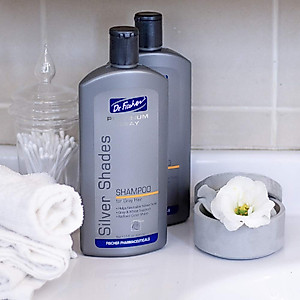 Dr. Fischer Gray Hair Shampoo. Volumizing and Clarifying for Silver Hair, Blonde Hair, Thinning, Colored & Brassy Yellow Tones.13.5 oz