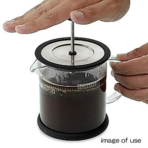 FORLIFE 827 Coffee Press, Clear, Black