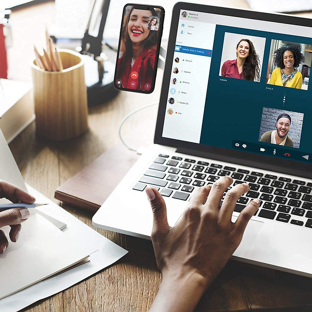 adjustable laptop phone holder magnetic - Premium Aluminum Adjustable Laptop Extension Holder Slim Portable Foldable Side Mount Clip Stand for smart Cell Phone Computer Laptop Extension Bracket