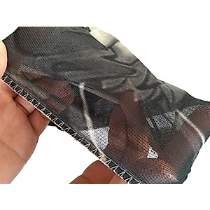 18.1x2.9x4.7" 5pcs Unisex Dark Set Elastic Slip on Fake Temporary Tattoo Sleeves Body Art Arm Sunscreen Cover up Stockings Accessories for Men and Women Outdoor Sport Cycling Driving Runnig Climbing