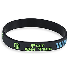 Forge Put on the Whole Armor of God Ephesians 6:13-17 Silicone Bracelet Wristbands (10 Bracelets)