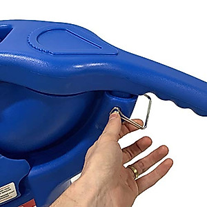 Paragon - Manufactured Fun Cooler Snow Cone Machine for Professional Concessionaires Requiring Commercial Heavy Duty Snow Cone Equipment 1/3 Horse Power 792 Watts, Blue, (6133410)