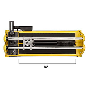 QEP Tile Cutter, 1/2 in Cap, 14 in, Yellow
