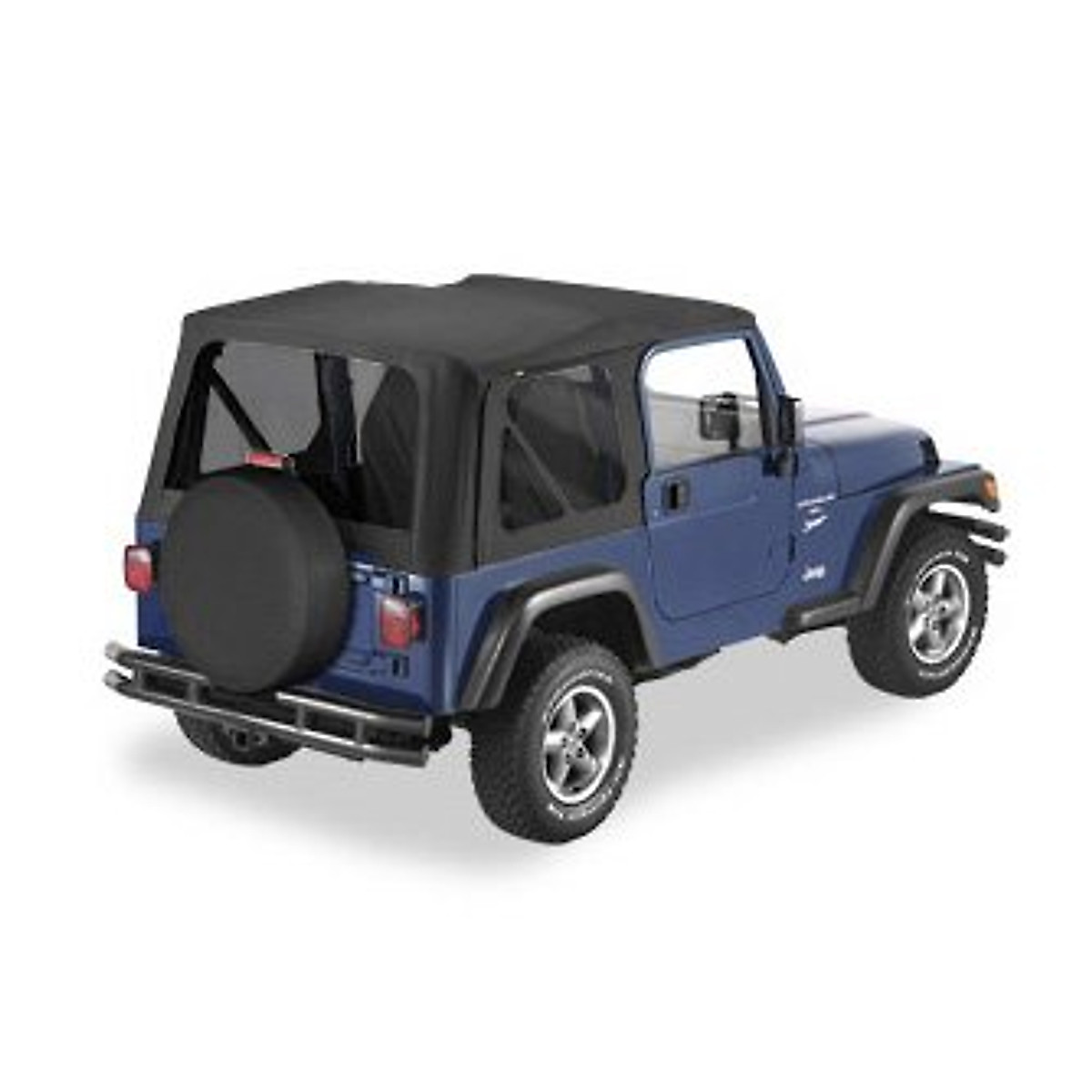 Bestop® 51193-35 Black Diamond Replace-a-Top Soft Top Tinted Windows-No door skins included-No frame hardware included- 2003-2006 Jeep Wrangler (except Unlimited)
