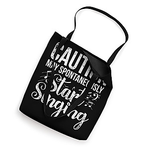 Funny Broadway Singer Theater Scene Rehearsal Actor Musicals Tote Bag
