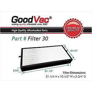 GoodVac H13 True HEPA 2-Pack Replacement Filter Kit Compatible with Inofia 1608 (PM1608)