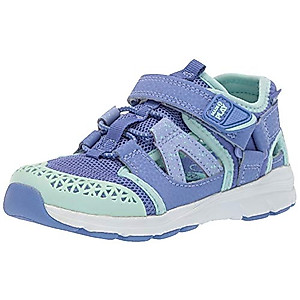 Stride Rite Baby-Girl's Made2play Nesta -Boy's Machine Washable Sandal Athletic Sneaker, Blue, 5 W US Toddler