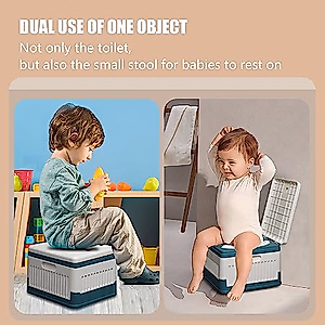 Foldable Potty, Portable Potty Seat For Toddler in Travel，Kids boys&Girls Training Toilet Seat, In Urgent Toilet, Moblie toilet in Car, For Camping, Outdoor, Indoor