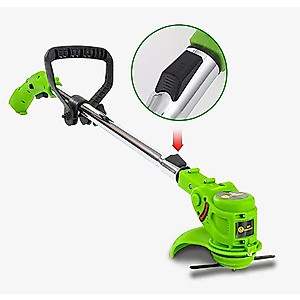 Cordless Lawn Weed Cutter Portable Gardening Mowing Tools Grass Trimmer Edger Lawn Mower Grass Brush Cutter-24V4000 mA 1 Battery