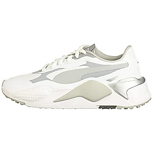 Puma Men's Rs-G Golf Shoe, Puma White-Quiet Shade-Quarry, 10