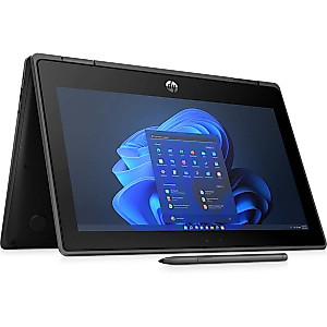 HP ProBook x360 11.6" Touchscreen Convertible 2 in 1 Notebook - HD - 1366 x 768 - Intel Pentium N6000 Quad-core (4 Core) - 8 GB Total RAM - 256 GB SSD - Windows 11 Pro - Intel UHD Graphics - Brig