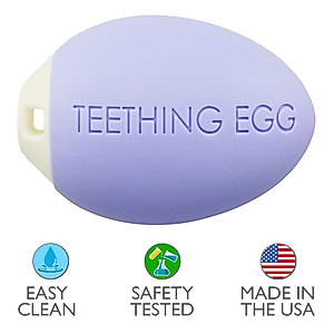 The Teething Egg and Grippie Ring- Baby Development Toys 6 to 12 Months, 3 Month old Baby Boy or Girl, 4 Month Toys, Baby Sensory and Development Toys up to 18 Months