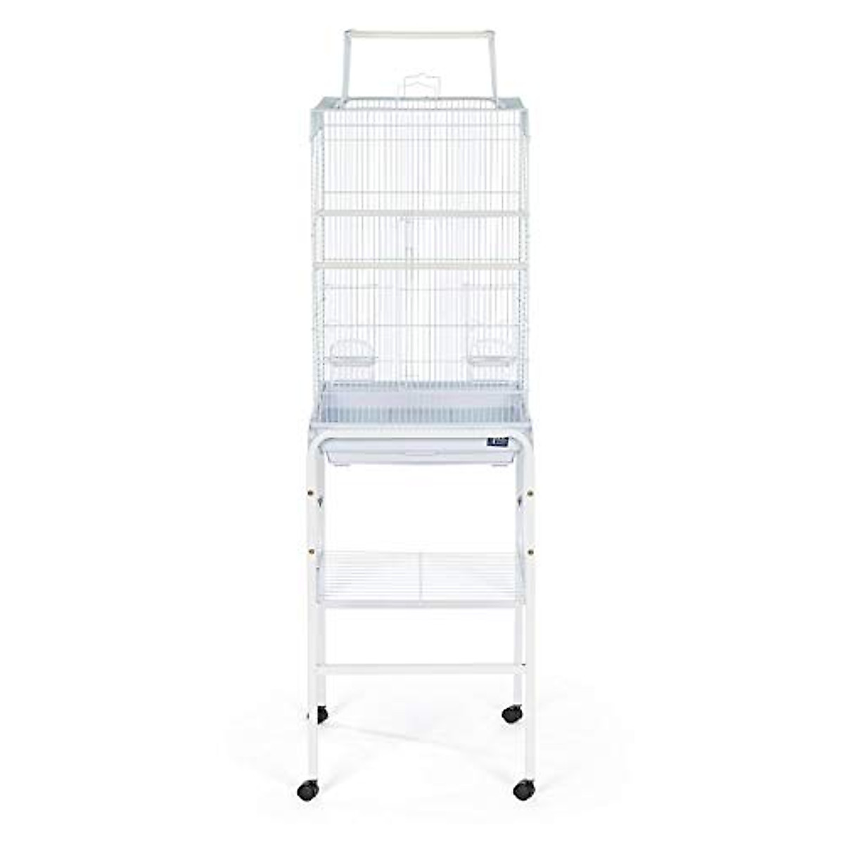 Prevue Pet Products SP445W Bird Cage Stand with Shelf, White