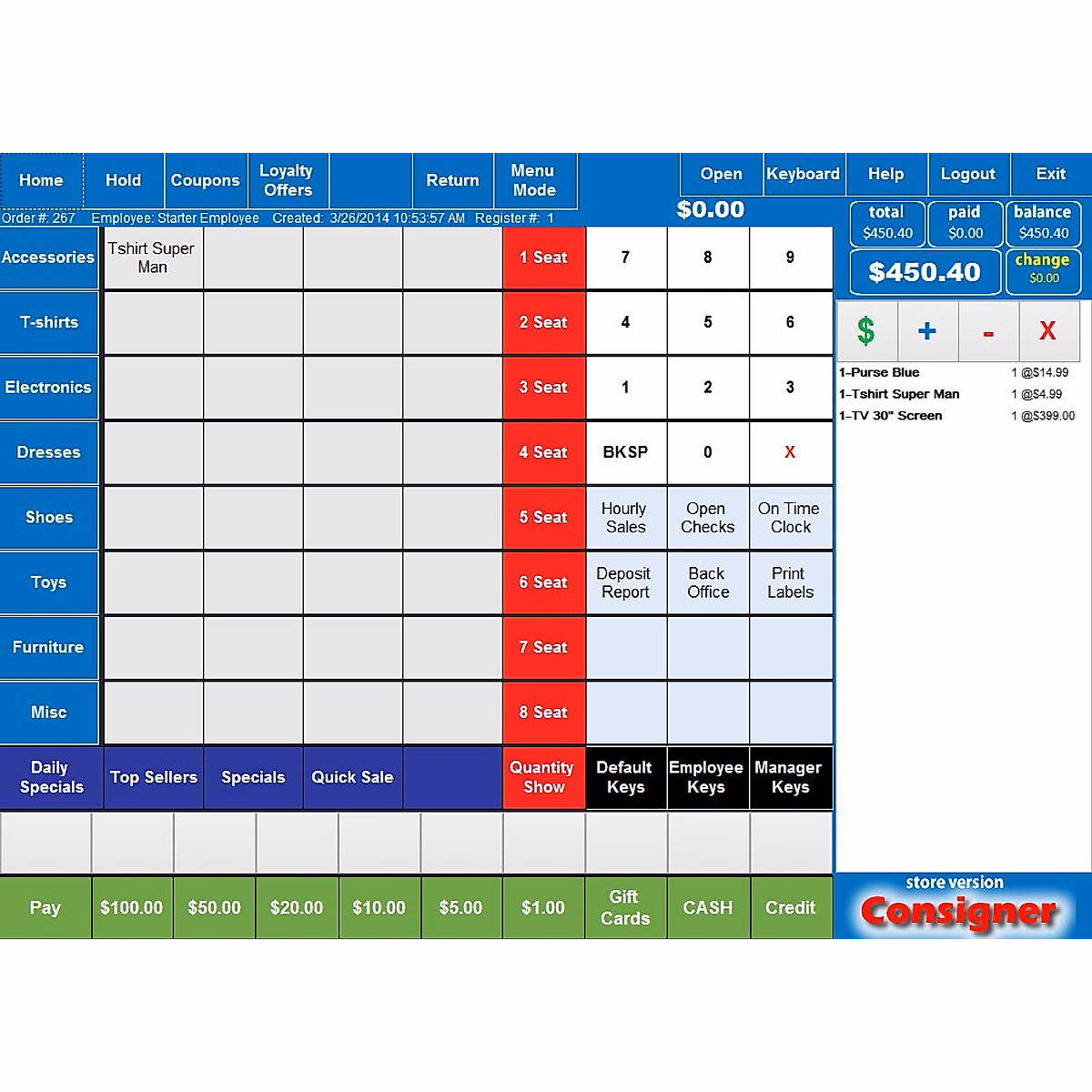 Cinch Cart Cstore Convenient Store POS Software Point of Sale - Premium