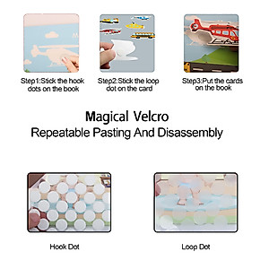 Preschool Montessori Toys for Toddlers, Vehicle Busy Book Learning Toys for Kids Toddlers Preschool Learning Activities, Autism Sensory Educational Toys for Boys & Girls Christmas Birthday Gifts