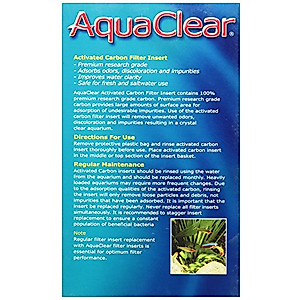 Hagen 3-Pack AquaClear 9-Ounce Activated Carbon Water Filter Insert for Aquarium (3-Pack)
