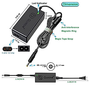 Gonine DMW-DCC12 AC Power Adapter DMW-AC8 Plus DC Coupler Kit (PANASONIC BLF-19 Battery Replacement) for PANASONIC DMC-GH3 DMC-GH4 DMC-GH3K DMC-GH4K DC-GH5 and Sigma SDQ SDQH Digital Camera.