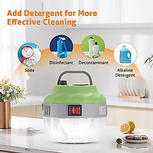 WICHEMI Steam Cleaner for Cleaning, 1800W High Pressure Steam Machine Handheld Steamer + 1800W High Temperature Floor Steam Mop Multipurpose Steam Cleaning Machine for Home Use Car Detailing