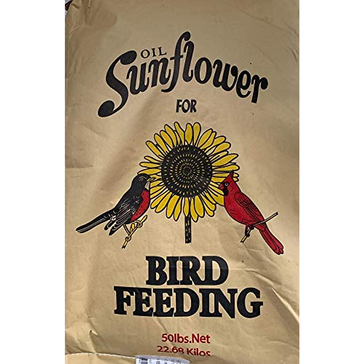 prdseed Black Oil Sunflower Seeds for Birds - Premium Bird Seed Mix, Ideal for Chickens & Wild Birds, Bird Sunflower Seed (40lbs)