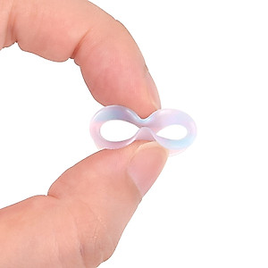 YOFANST 20pcs Silicone Tunnels Kit 2g-1" Silicone Ear Gauges Plugs Ear Stretching Kit, blue pink