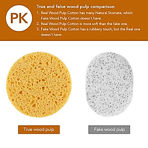 52-Count Facial Sponges Compressed Facial Cleaning Sponges, Face Cleansing Sponge SPA Massage Sponges Cleaning Exfoliating Sponge for Face