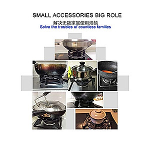 Meter Star Universal Kitchen and Camping, Stove Rack, Moka Pot Holder for Gas cooker anti-skid pot rack, cast iron furnace rack 4 Claw 5 claw milk pot Rack medicine pot Bracket