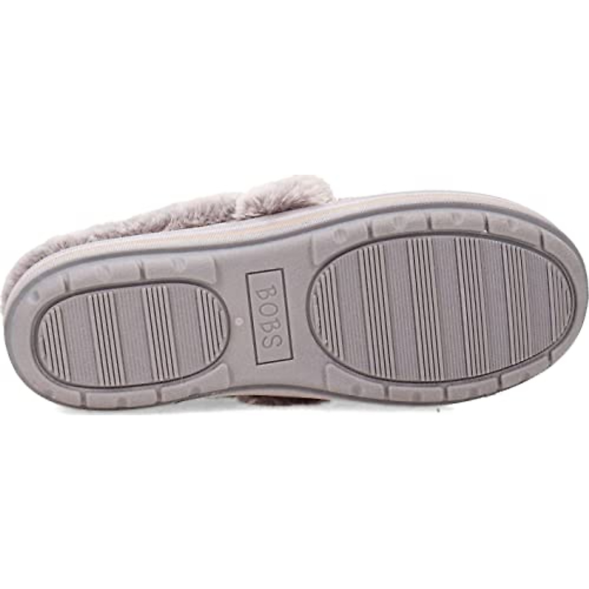 Skechers BOBS Women's 113478 Slipper, Grey Multi, 9.5