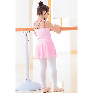 BAOHULU Girl's Skirted Leotards Camisole Cartoon Ballet Dance Tutu Dress B188_Pink_XL
