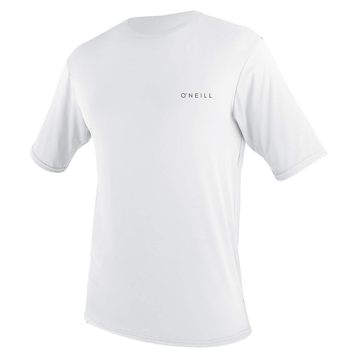 O'Neill Men's Basic Skins Upf 30 + Short Sleeve Sun Shirt, White, X-Large