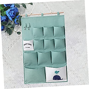 Levemolo Hanging Bag Storage Bags Wall Hanging Bag Wall Baskets Hanging Bag Wall Storage Supplies Fabric Door Green Baby High Capacity Storage Bag Wall Wall Storage Bag