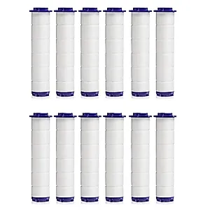 Shower Filter for Handheld Shower Head, Set of 12 Replacement Filters for Hard Water Remove Chlorine and Harmful Substances