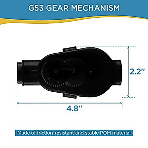 MAKHOON Pool Cleaner Complete Backup Valve Kit G62 Replacement for Zodiac Polaris 280 380 3900 Sport, 280 Black Max F5B, TR35P Pool Cleaners (Black)